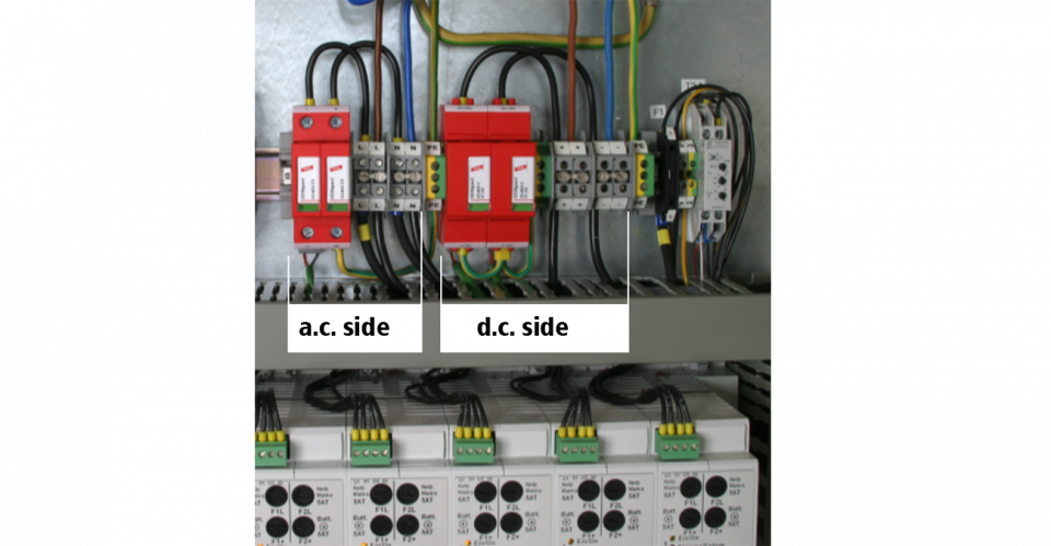 Parafoudre de type 2 DC : DEHNguard SE DC